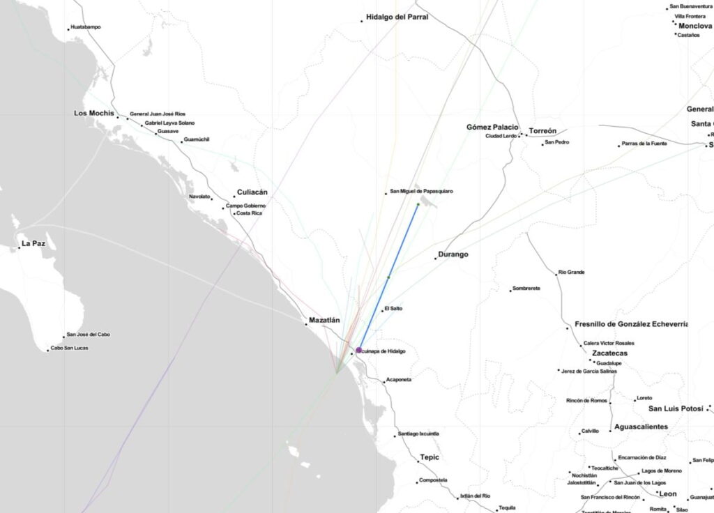 Hurricane Orlene（ハリケーン オーリーン）｜2022年10月1日15時00分（UTC）カテゴリ1解析