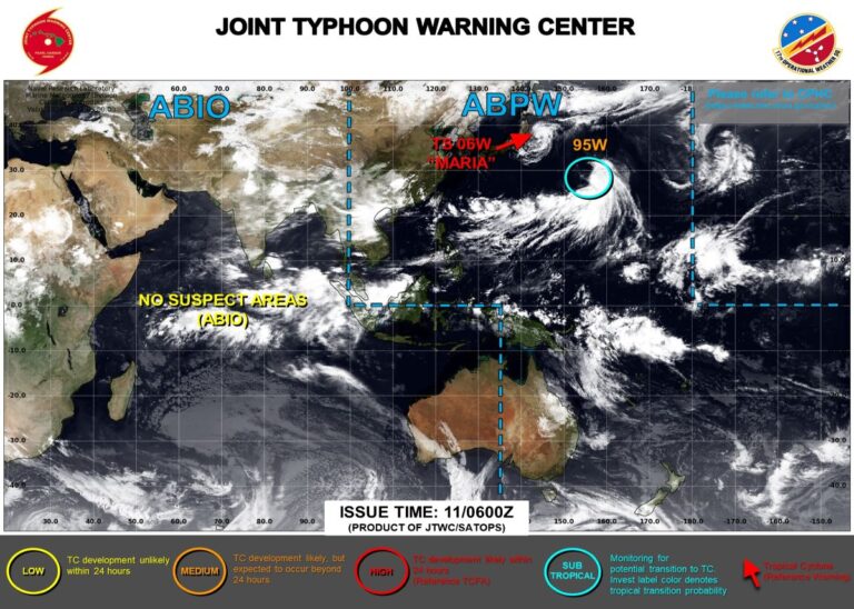 令和6年台風6号ソンティン 進路・概況｜2024年8月11日発生
