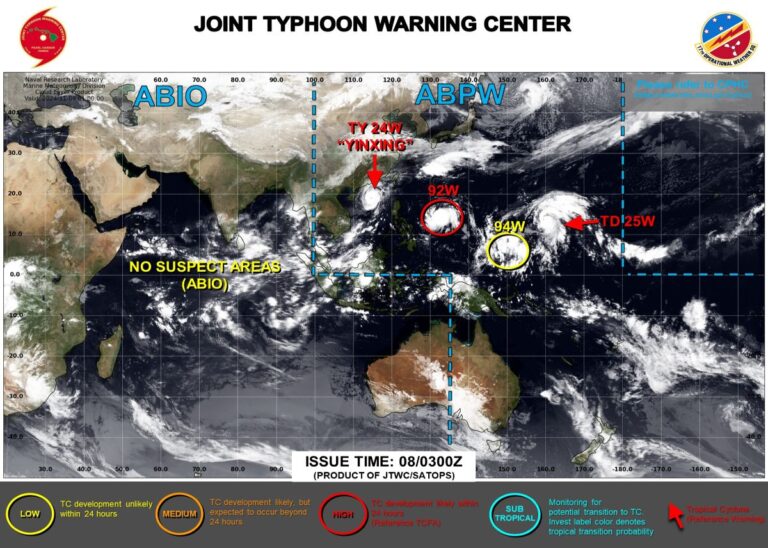 台風23号・台風24号相次いで発生へ 2つの熱帯低気圧が台風となる見込み 11月9日